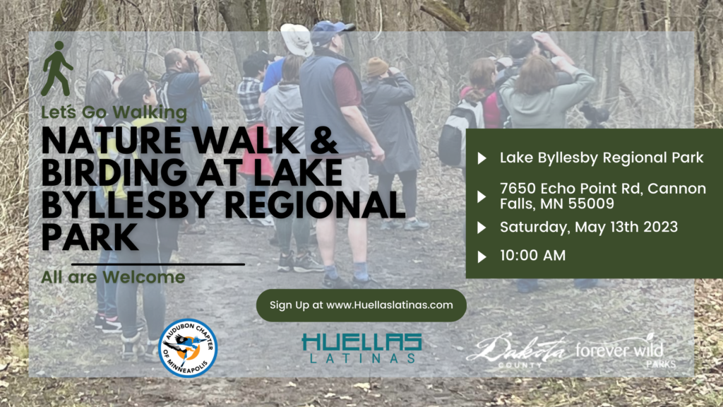 Nature Walk & Birding at Lake Byllesby Regional Park - Huellas Latinas