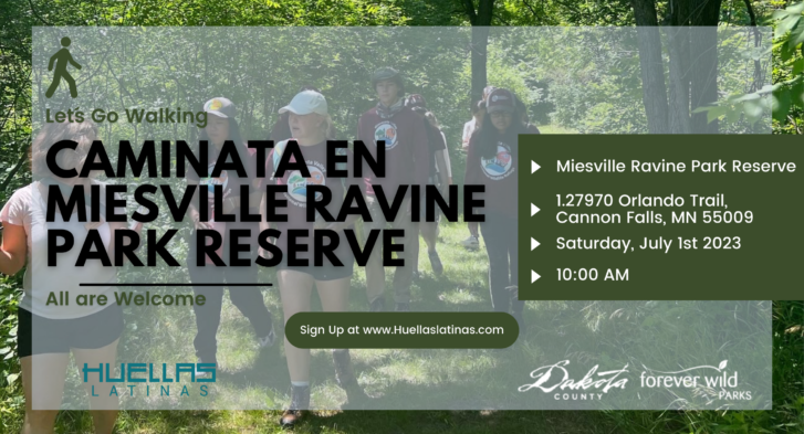 Caminata en Miesville Ravine Park Reserve - Huellas Latinas