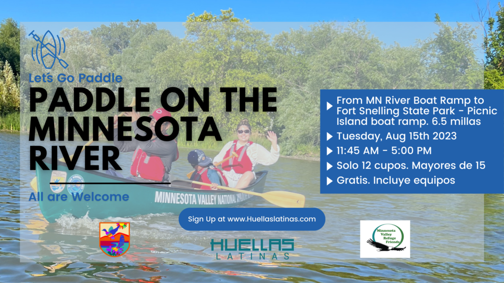 Paddle on the Minnesota River - Huellas Latinas